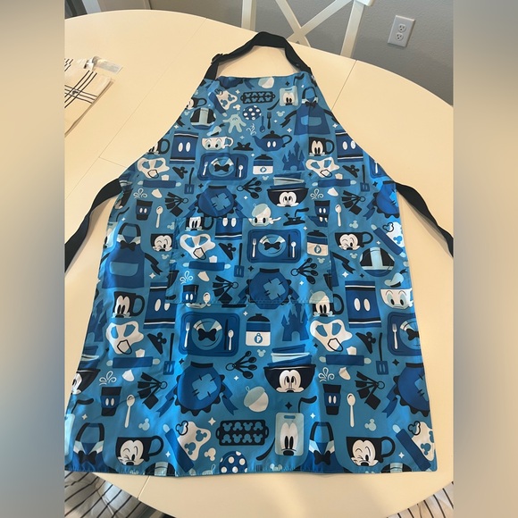 Disney | Accessories | Disney Blue Cartoon Character Apron | Poshmark